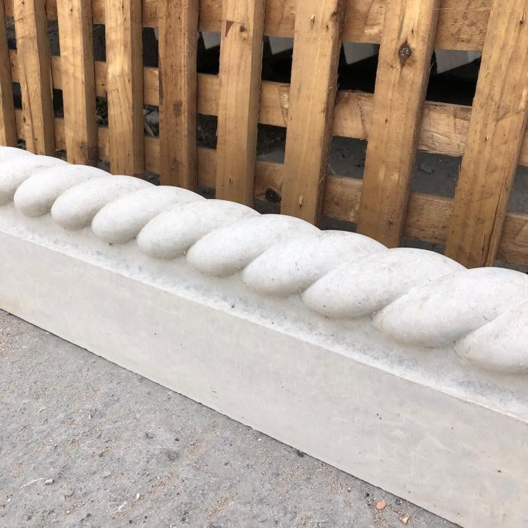 Concrete Rope Top Edging - Ascot Fencing