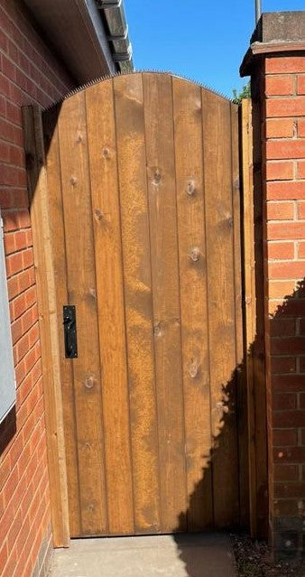 Arched Tongue & Groove Garden Gate | Ascot Fencing