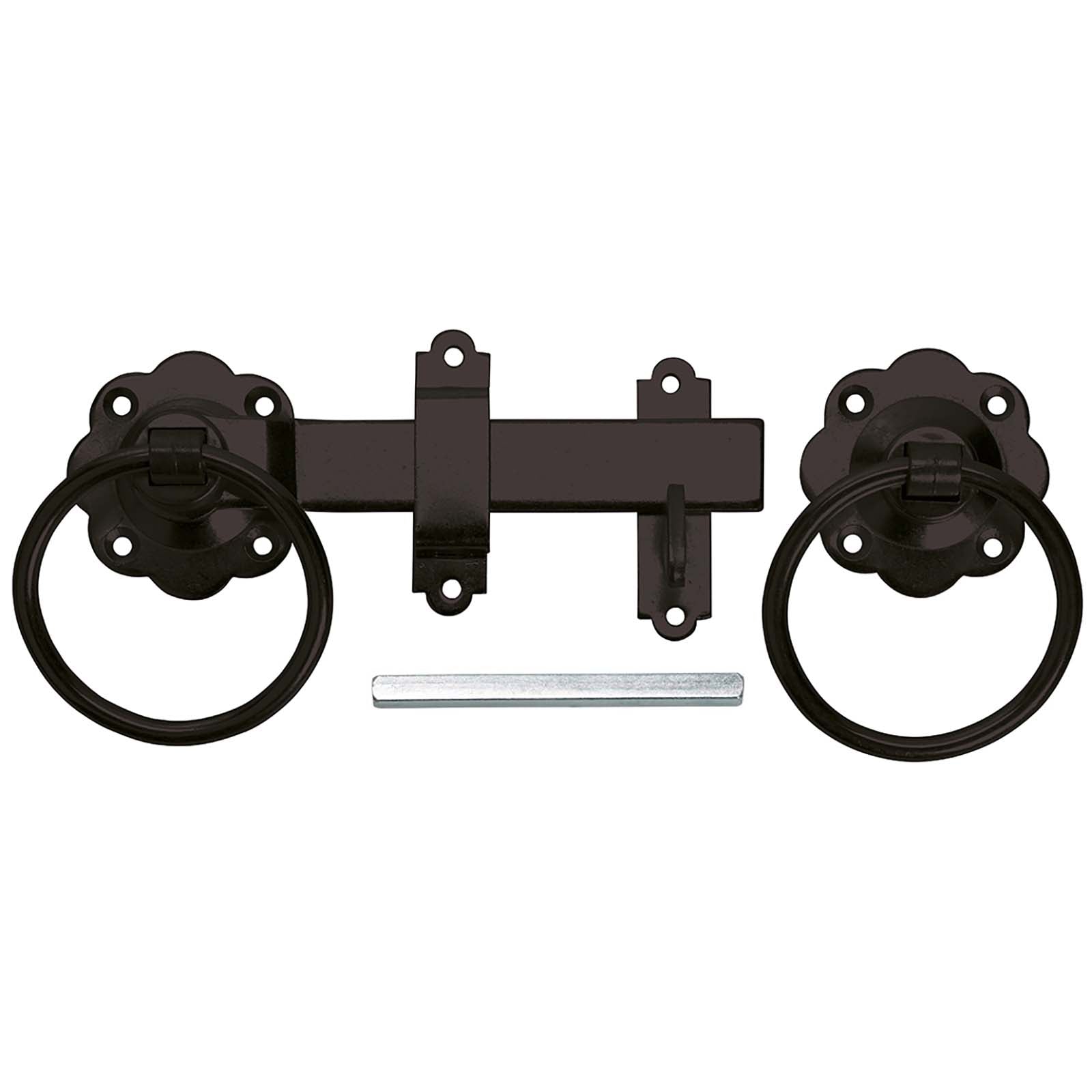 Traditional Black Ring Latch - Ascot Fencing
